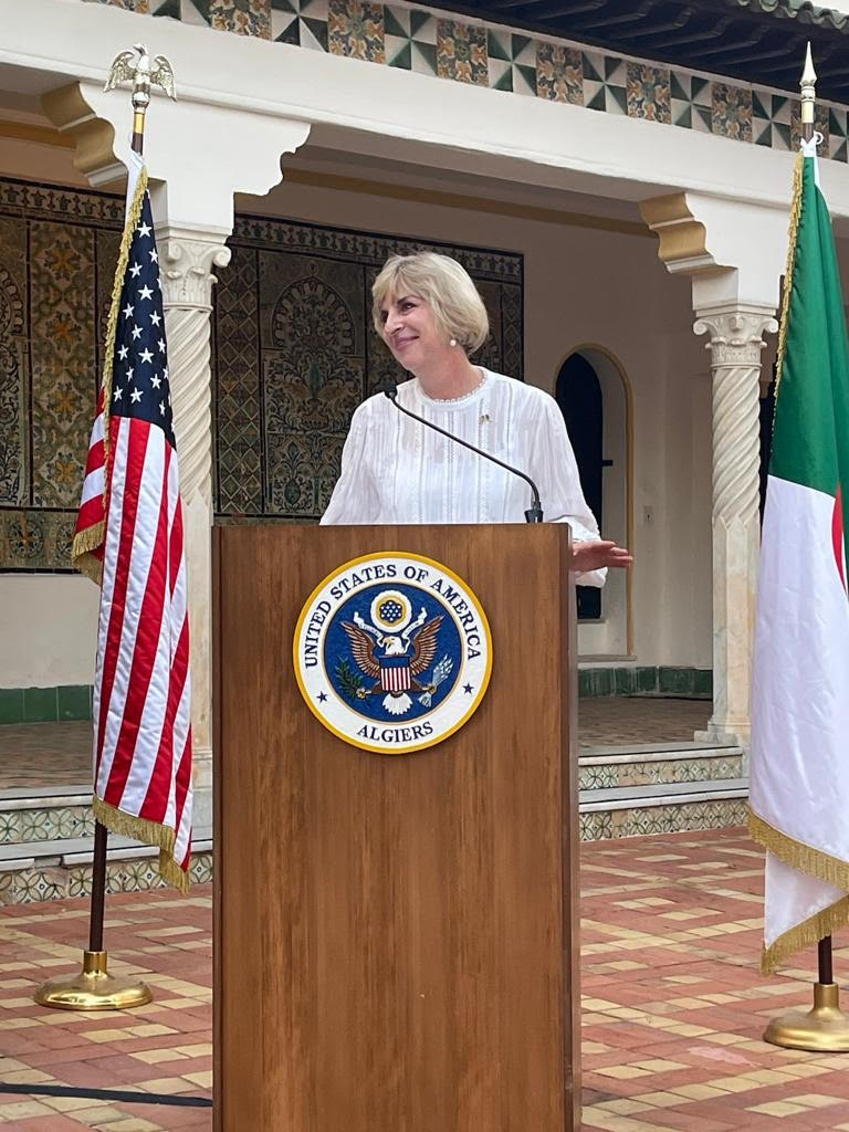سفيرة الولايات المتحدة الأمريكية بالجزائر: واشنطن تقاسم الجزائر نفس الرؤية في قضية الصحراء ...